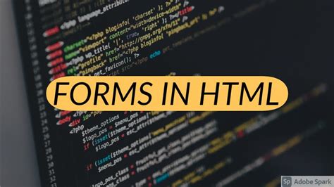 What Are Forms In Html And Css Youtube