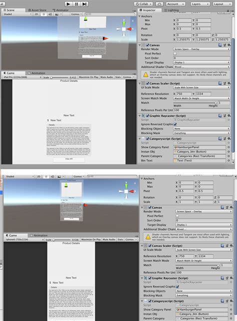 C How To Setup A Shopping Based Ui For Different Screen Sizes In