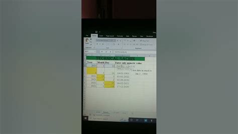 Excel Tutorial Microsoft Excel Tutorial Excel For Beginners Msexcel Training Date