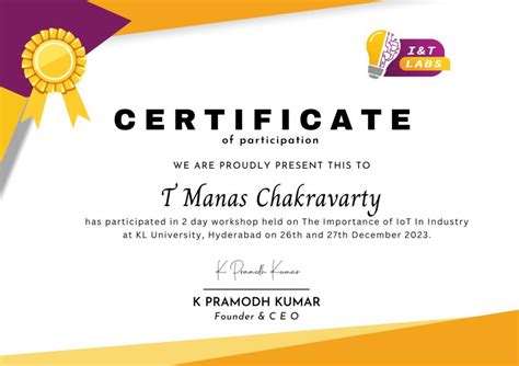 T Manas Chakravarty On Linkedin Iot Learningexperience