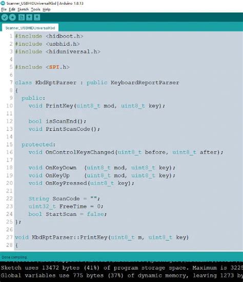 Arduino Barcode Scanner RTscan