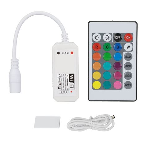Lamaz Smart Wifi Led Controller 4 Pin Cable Rgb Led Strip Lights Wireless Controller With Remote