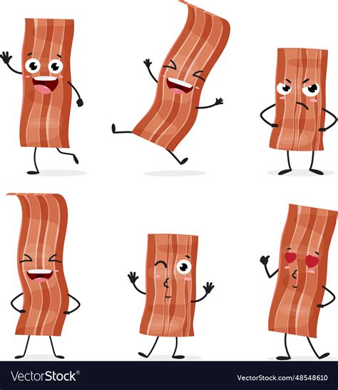Frying Bacon Cartoon