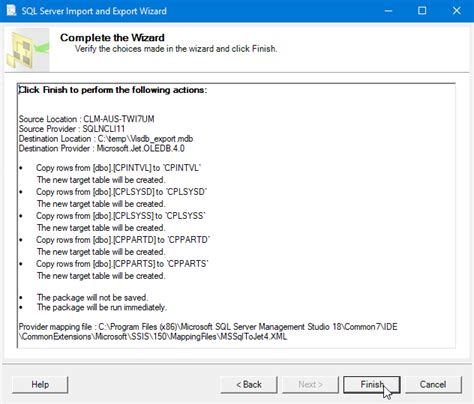 Cdb How Do You Export Selected Tables From A Sql Server Database Into