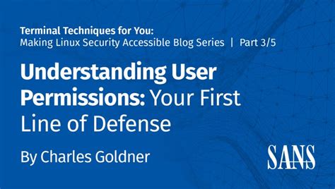 Userpermissions Linux Sans Cyber Defense