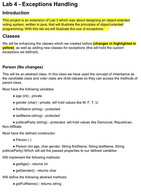 Solved Lab 4 Exceptions Handling Introduction This Project