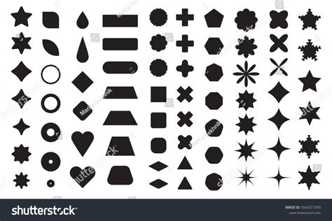 Vector Basic Shape Collection Your Design Stock Vector Royalty Free Shutterstock