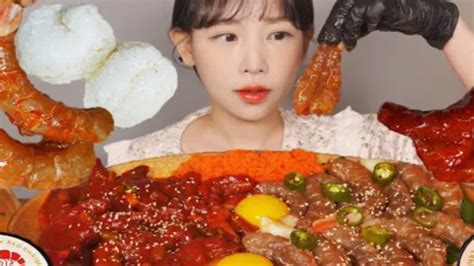 纯享精华版wooang【生腌虾，鱼籽，饭团】咀嚼音，助力减肥解压入眠每一天！ Youtube
