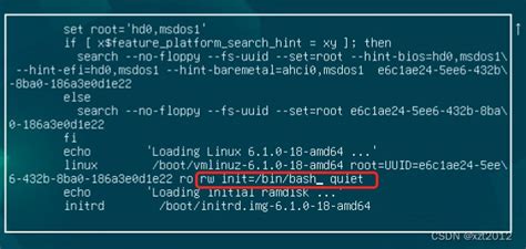 Debian Linux忘记root密码如何重置debian重置root密码 Csdn博客
