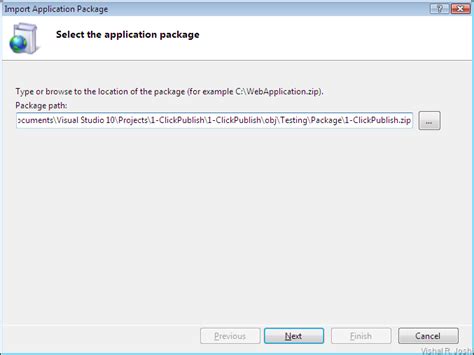 Spur — Importing A Web Package Into Iis Manager