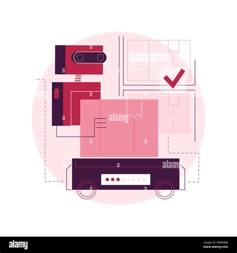Warehouse Robotization Abstract Concept Vector Illustration Warehouse
