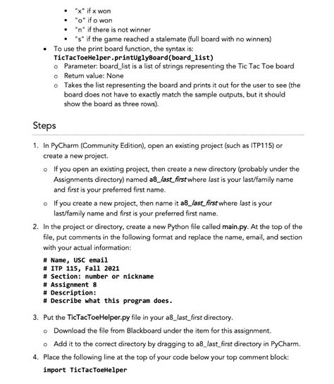 Solved Learning Objective Define And Call Functions To