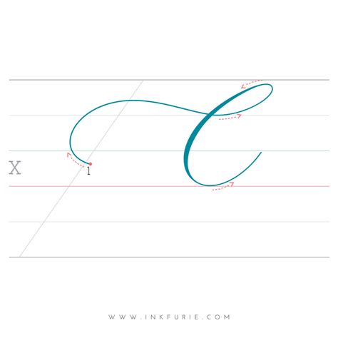 Iris Script Uppercase C Worksheet Inkfurie