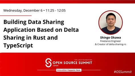 Delta Lake On Linkedin Ossummit Rust Opensource Oss Ossummit