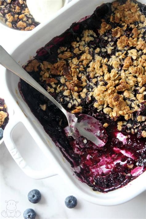 Easy Blueberry Crisp Recipe Gluten Free
