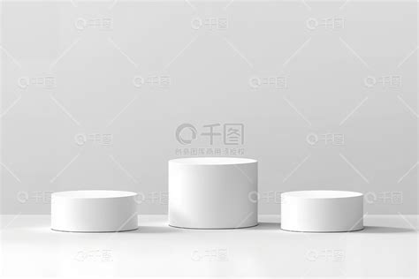 8k超清插画ai数字艺术 Podium简约风白色灰色圆柱体并排摆放场景插画 Ai平面元素免费下载 Png格式 4032像素 编号71477895 千图网