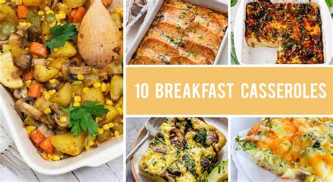 10 Quick Breakfast Casserole Recipes Ideal For Meal Prep