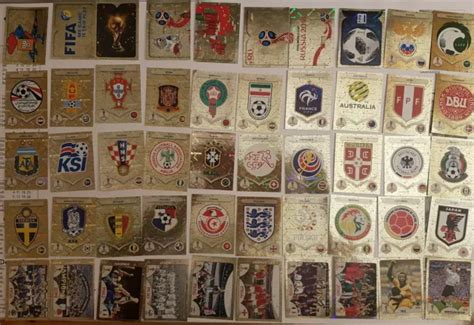 PANINI WORLD CUP 2018 sticker coat of arms choose World Cup 18 Russia ...