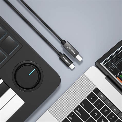 USB C To B MIDI Interface Converter Cable For MIDI Controllers E Piano Keyboards 1 8m Nylon