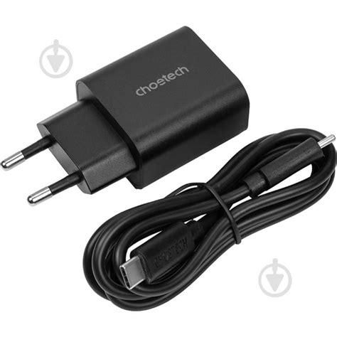 ᐉ Зарядное устройство Choetech USB Type-C, 25W, PD+PPS • Купить в Киеве ...