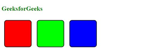 Rgb Stream In Css Geeksforgeeks