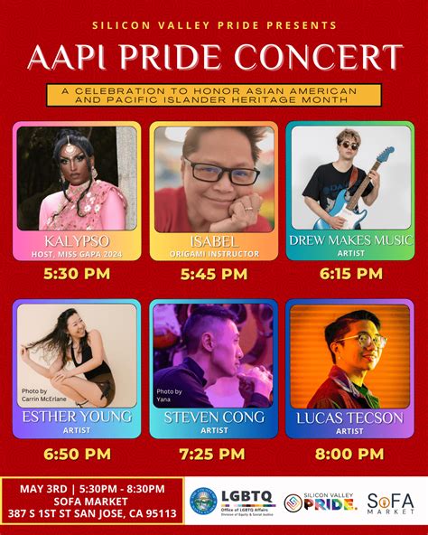 AAPI Pride Concert Silicon Valley Pride