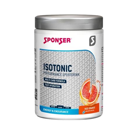 משקה איזוטוני בטעם תפוזים אדומים SPONSER ISOTONIC 500g - אמין אופניים