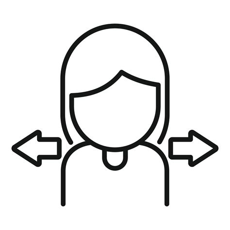 Girl Market Share Icon Outline Vector Segment Chart 14837909 Vector Art At Vecteezy