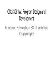 Inheritance And Polymorphism In C Understanding The Course Hero