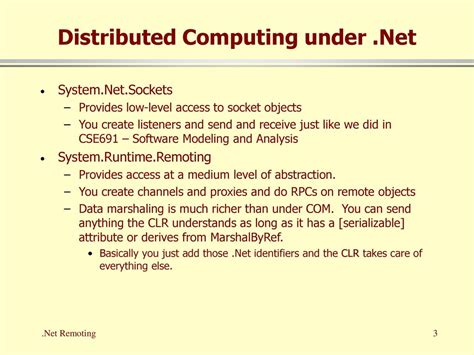 jim fawcett cse775 distributed objects spring ppt download