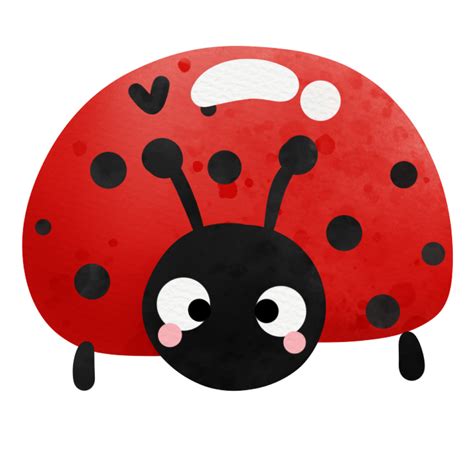 Cute Lady Bug 25174464 Png