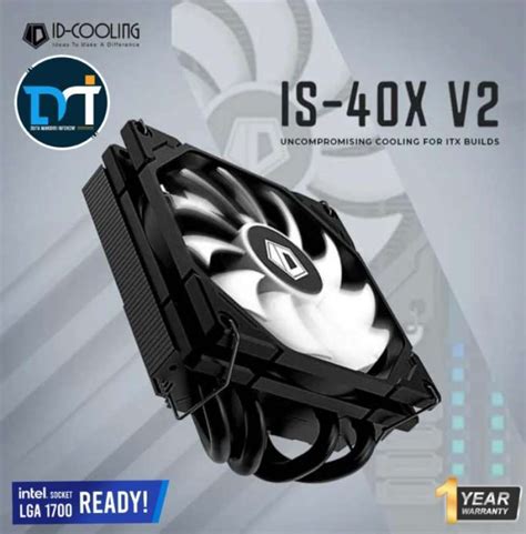 Promo Id Cooling Is 40x Low Profile Mini Itx With 4 Heatpipe Cpu Cooler Diskon 23 Di Seller