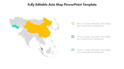 Fully Editable Asia Map PowerPoint Template PPTUniverse