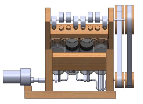Design And Fabrication Of V8 Engine Nevon Projects