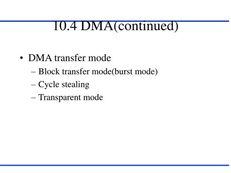 PPT Input Output Organization Types Of Data Transfer Bus