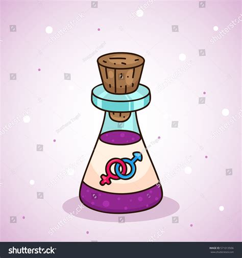 Love Potion Sex Symbol Female Male Stock Vector Royalty Free Shutterstock