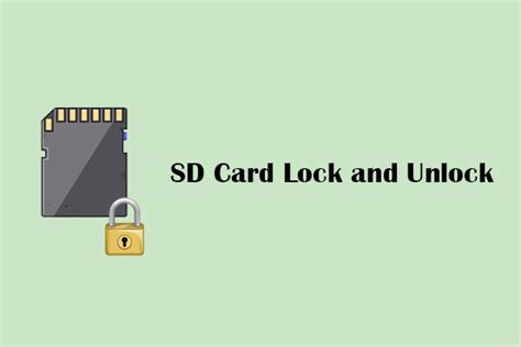 Breakthrough Methods For SD Card Lock And Unlock On Windows