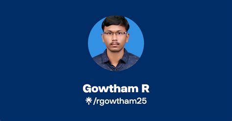 Gowtham R Linktree