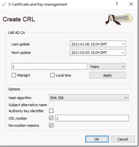 Use OpenSSL Based Software XCA As Offline Root Certificate Authority For AD Certificate Services