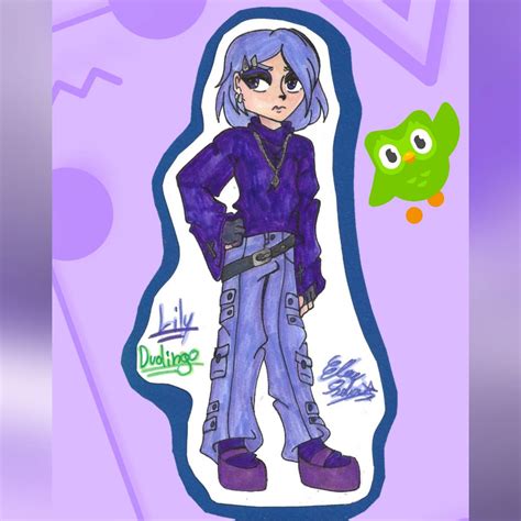 Lily Duolingo By Elenexinkcartoon On Deviantart