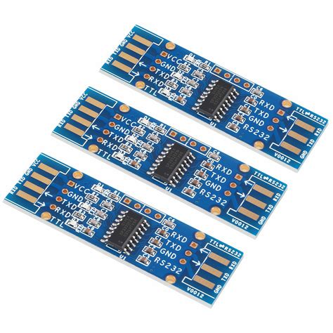 Getuscart 3pcs Ttl To Rs232 Module Ttl Rs232 Mutual Conversion Module