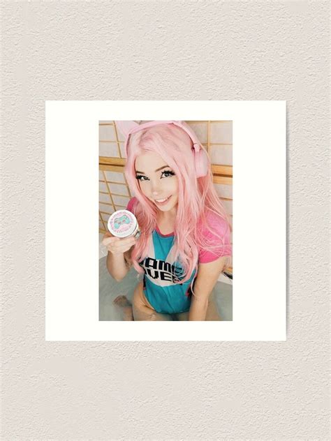 Belle Delphine Is Back Belle Delphine Is Back Art Print For Sale By Mobsey Redbubble