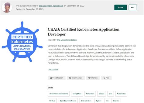 How I Passed Certified Kubernetes Application Developer Ckad Exam By Maran Sowthri