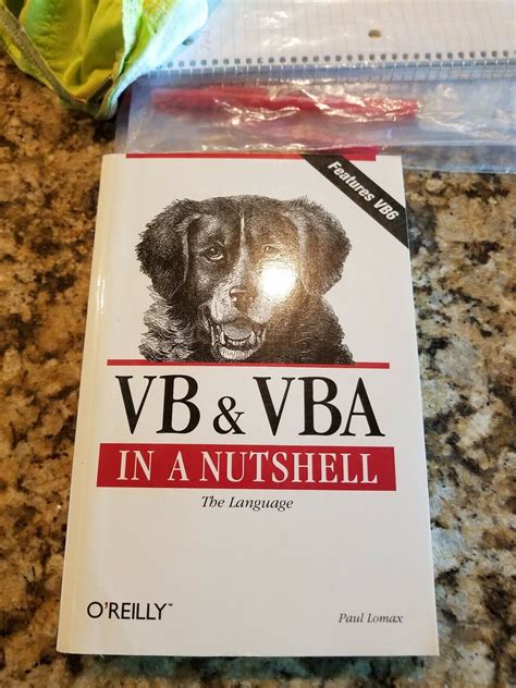 Vb And Vba In A Nutshell The Language Programming Textbook By Paul