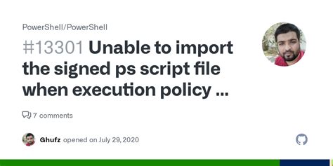Unable To Import The Signed Ps Script File When Execution Policy Is Set