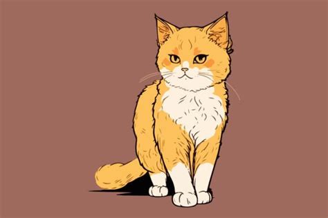 7 Cat Manga Drawings Designs And Graphics