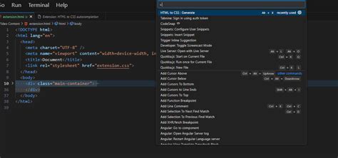 How To Be Productive By Html To Css Autocompletion