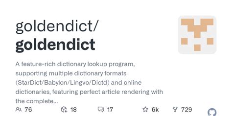 github goldendict goldendict a feature rich dictionary lookup