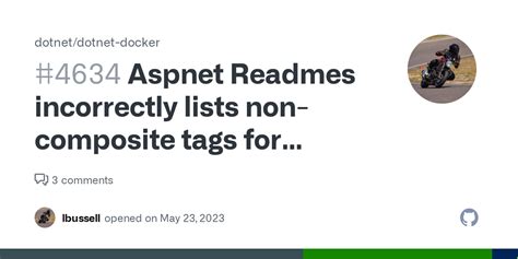 Aspnet Readmes Incorrectly Lists Non Composite Tags For Composite