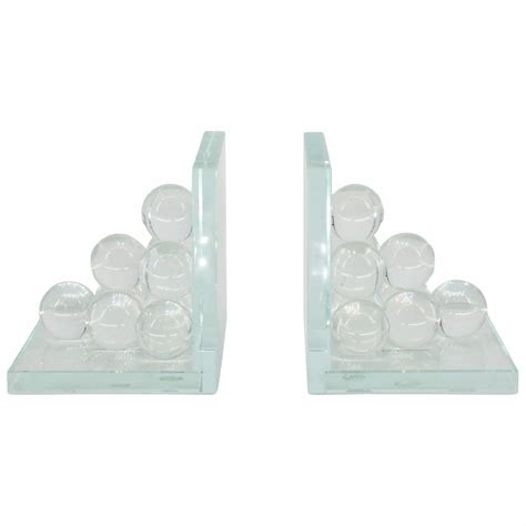 Orb Bookends Clear High Fashion Home